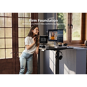 YDN Electric Standing Desk, Adjustable Height Stand up Desk, 63x24 Inches Sit Stand Home Office Desk with Splice Board,Black Top