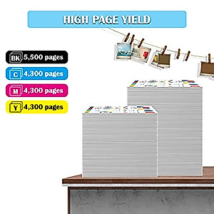 ASEKER Compatible Toner Cartridge for WorkCentre 6515 6515DN 6515DNI 6515DNM 6515N Phaser 6510 6510DN 6510DNI 6510DNM 6510N, 5500 & 4300Pages 106R03480,106R03690,106R03691, 106R03692 ( BK/C/M/Y )