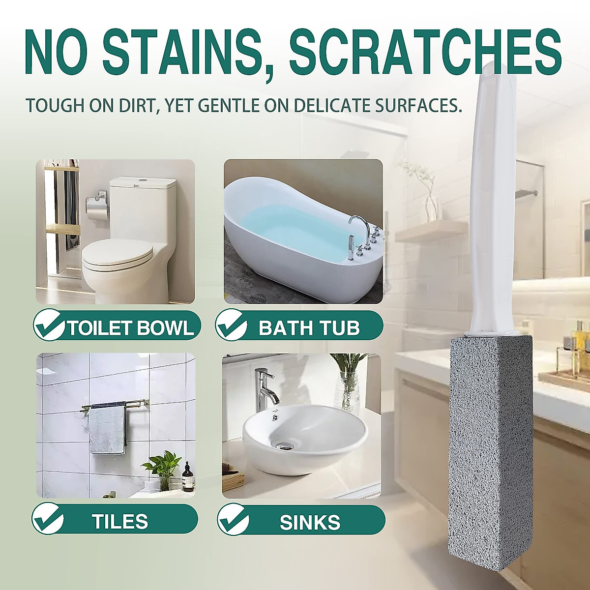 Melfluo Pumice stone for toilet cleaning