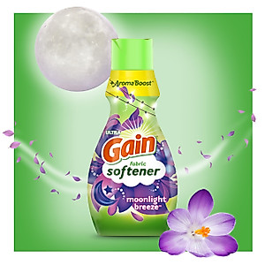 Gain Fabric Softener, Moonlight Breeze, 35 fl oz (4 Pack)