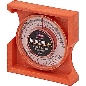 Johnson Level & Tool 750 Pitch & Slope Locator, Orange, 1 Level