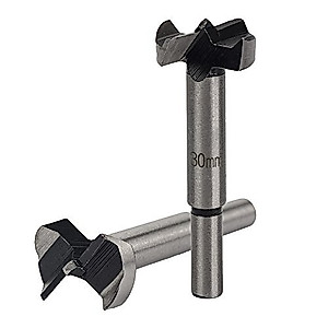 Eagles 5pcs Forstner Drill Bit - 15-35mm Carbon High Speed Steel Woodworking Drill Punching Bit Wood Slabs Flat Wing Drilling Hole Hinge