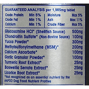InflamAway Plus Hip and Joint Formula for Dogs - 100 Tablets