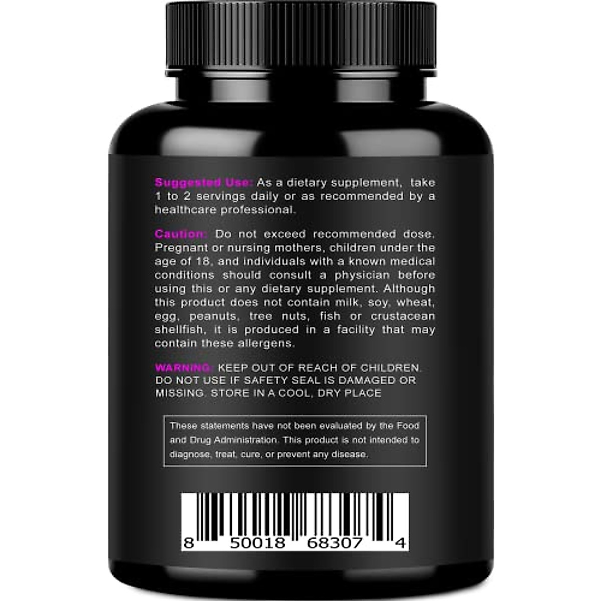 NURTURLY Multi Collagen Peptides Powder Capsules - Hydrolyzed Collagen Peptides Types (I, II, III, V & X) - Collagen Supplements for Joint Health, Anti-Aging, Hair, Skin & Nails - 120 Capsules