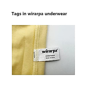 wirarpa Women's Cotton Underwear High Waist Stretch Briefs Soft Underpants Breathable Panties 4 Pack Large