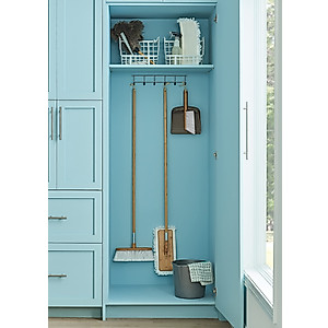 ClosetMaid Household Hang Up Wall Mounted Hook Rack, 5.8 x 18.4 x 3.8 inches, Silver