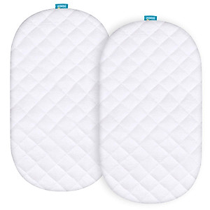 Bassinet Mattress Pad Covers and Sheets for Delta Children Sweet Dream Bassinet