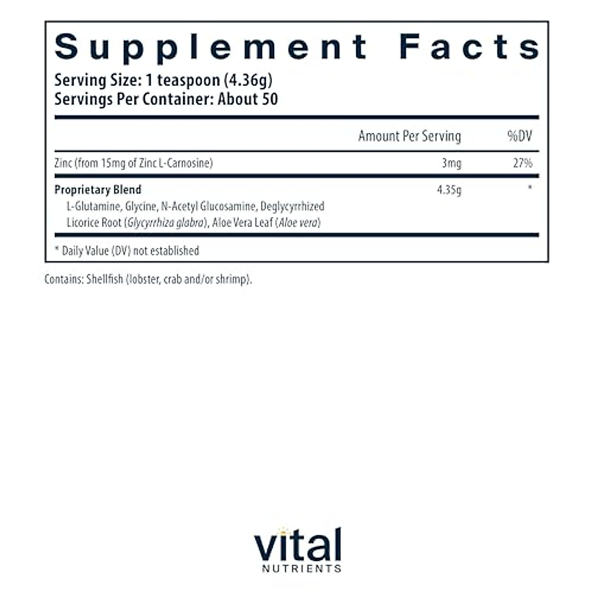 Vital Nutrients Heartburn Tx | Supplement Helps Decrease Occasional Heartburn and Indigestion | with Glycine, Glutamine and Licorice Root | Vegetarian | Gluten, Dairy and Soy Free | 50 Servings