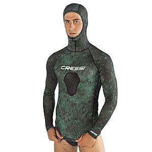 Cressi Men's Hooded, Camo Green, 3X-Large