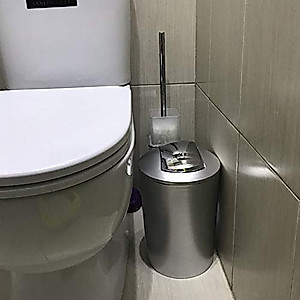 WSLLK Under Sink Trash can 6.5L Bathroom Garbage European Style Trash Wastebin with Lid Kitchen Trash Cans Storage Tools Garbage Waste Bin