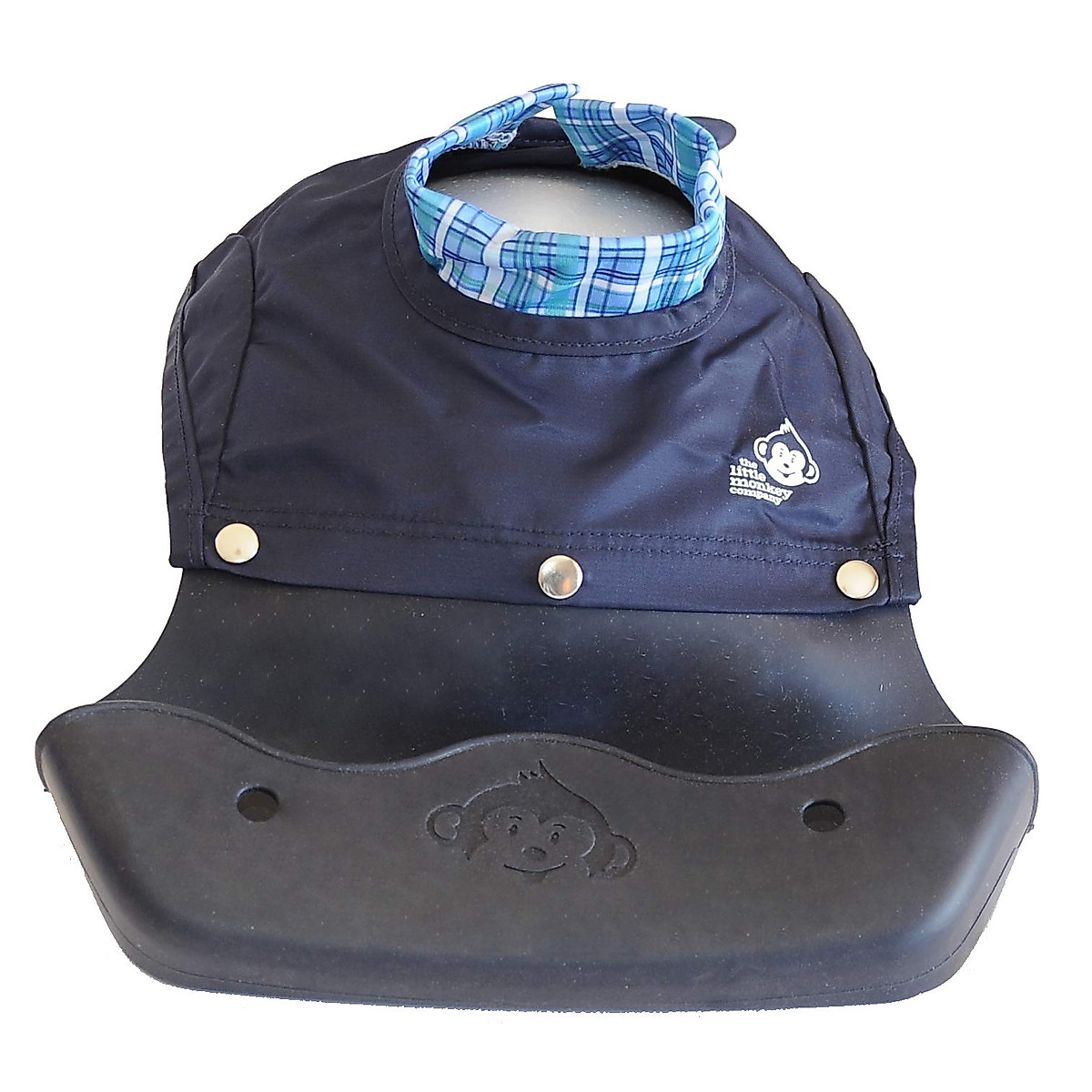 The Little Monkey Company Silicone Bibs for Babies and Toddlers - Wipes Clean in Seconds Waterproof Bib Protects from Every Mess - Made with Premium Materials