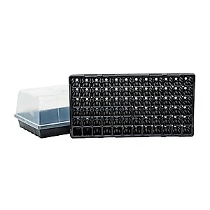 Bootstrap Farmer Extra Strength Seed Starter Kit, 2 Pack Combo, 2 of Each - 1020 Tray, Humidity Dome, 50 Cell Plug Tray