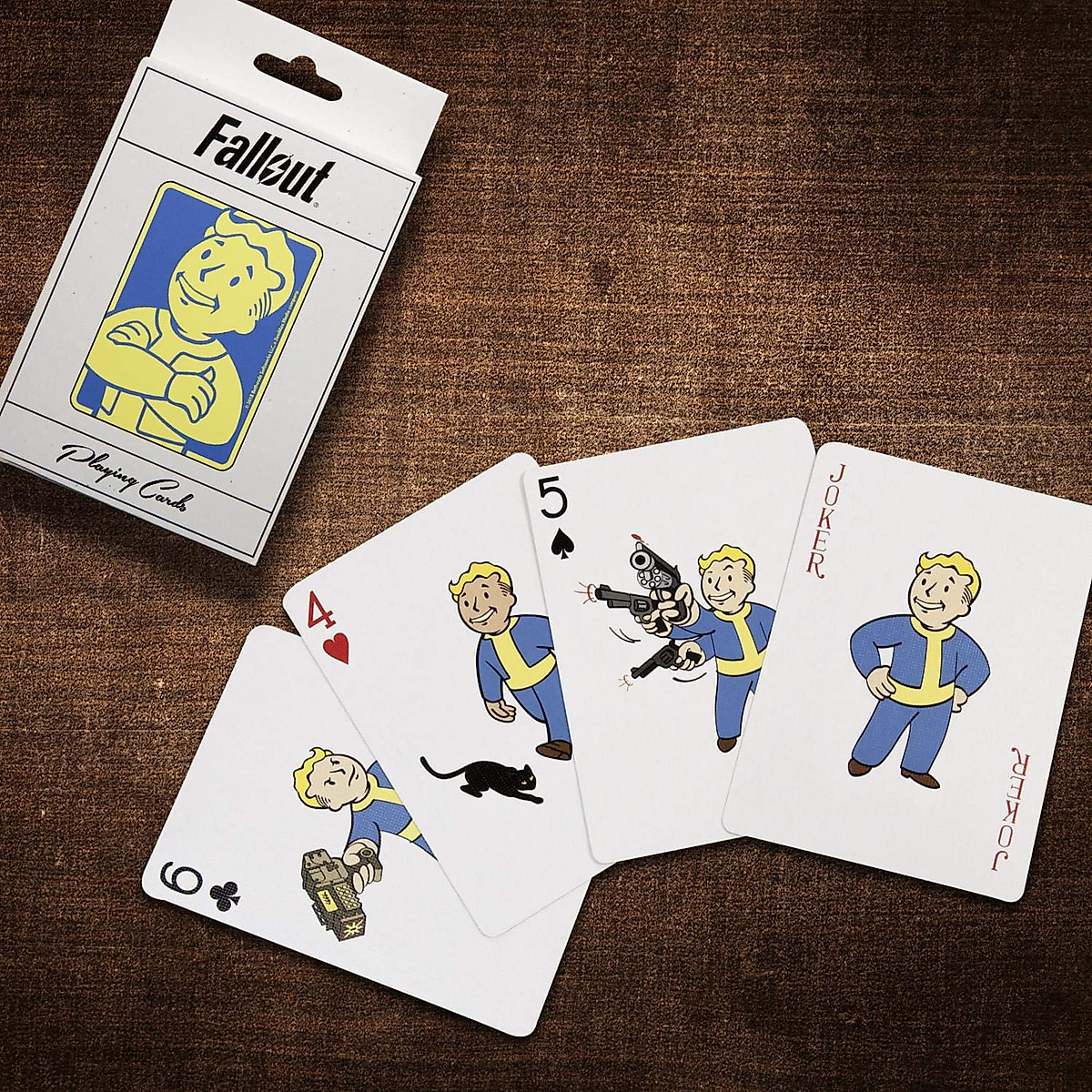 Fallout Playing Cards Deck - Depicting Your Favorite Vault Boy Perks from The Video Game - Full 52 Card Deck