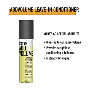 KMS ADDVOLUME Volumizing Leave-In Conditioner, 5.0 oz