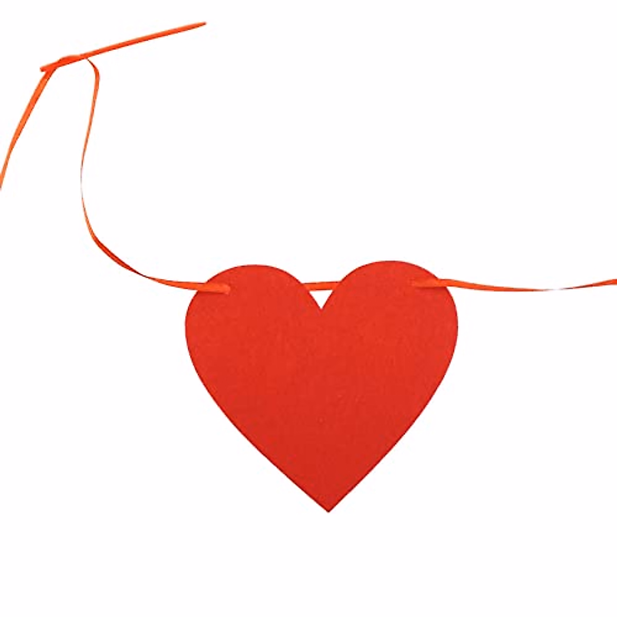 FAZHBARY 3 Pack Red Felt Heart Garland Heart Banner Valentines Day Banner for Wedding Anniversary Romantic Decorations