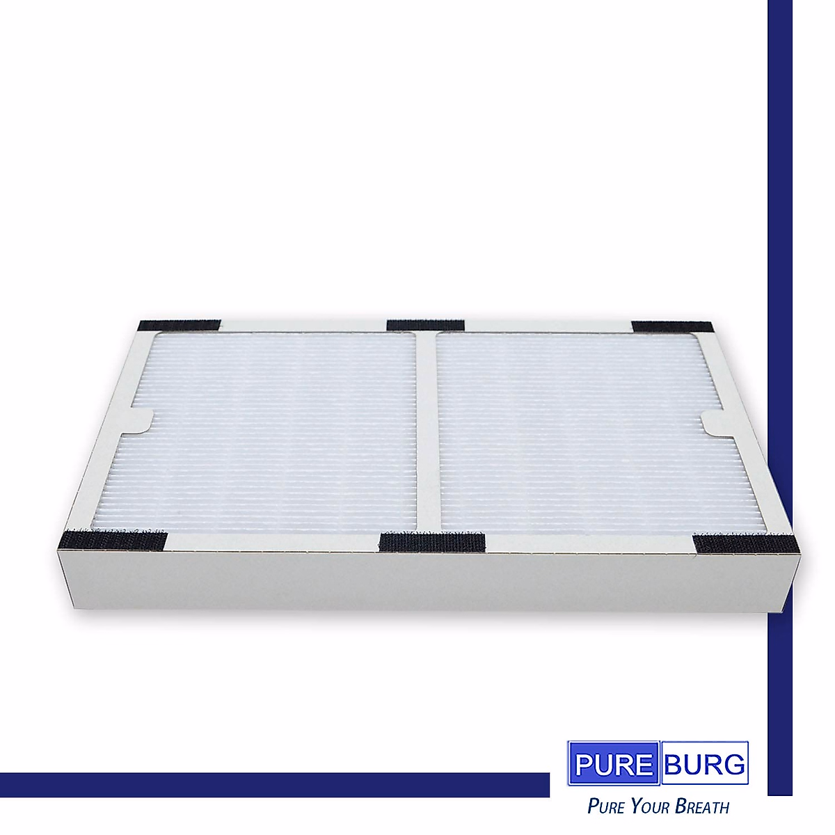 PUREBURG IAF-H-100C True HEPA Replacement Filter Compatible with Idylis IAF-H-100C IAP-10-200 IAP-10-280 Air Purifiers, H13 Activated Carbon Air Clean Dust VOCs Odor