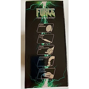 Green and Black Gaming Head Set