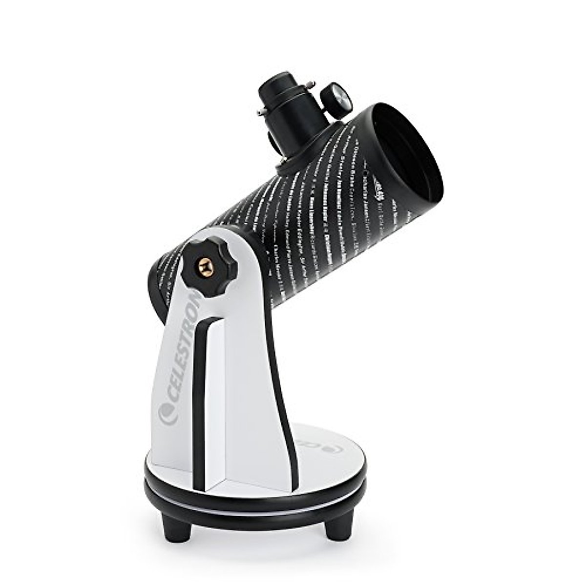 Celestron – 76mm Classic FirstScope – Compact and Portable Tabletop Dobsonian Telescope – Ideal Telescope for Beginners – Features Notable Astronomers and Scientists – BONUS Astronomy Software Package