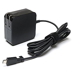 ​33W Laptop Charger Replacement for Asus Chromebook C201P C201 C201PA C100PA C100P C100 Eeebook X205T X205 X205TA Vivobook E200H E200HA AD890526 ADP-33AW B Small Square Tip Power Supply Cord