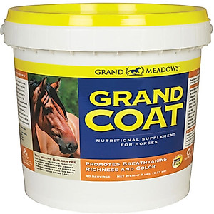 Grand Coat Horse Pony Foal Skin Hooves Coat Hair Supplement 5 lbs 40 Day Supply