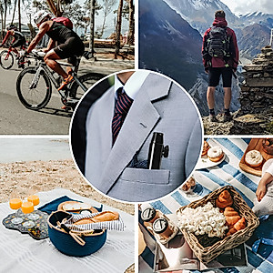 Simbity Kitchen Spice Dispenser Portable Leak-Proof Storage Bottle for Outdoor Camping Travel (Style A)