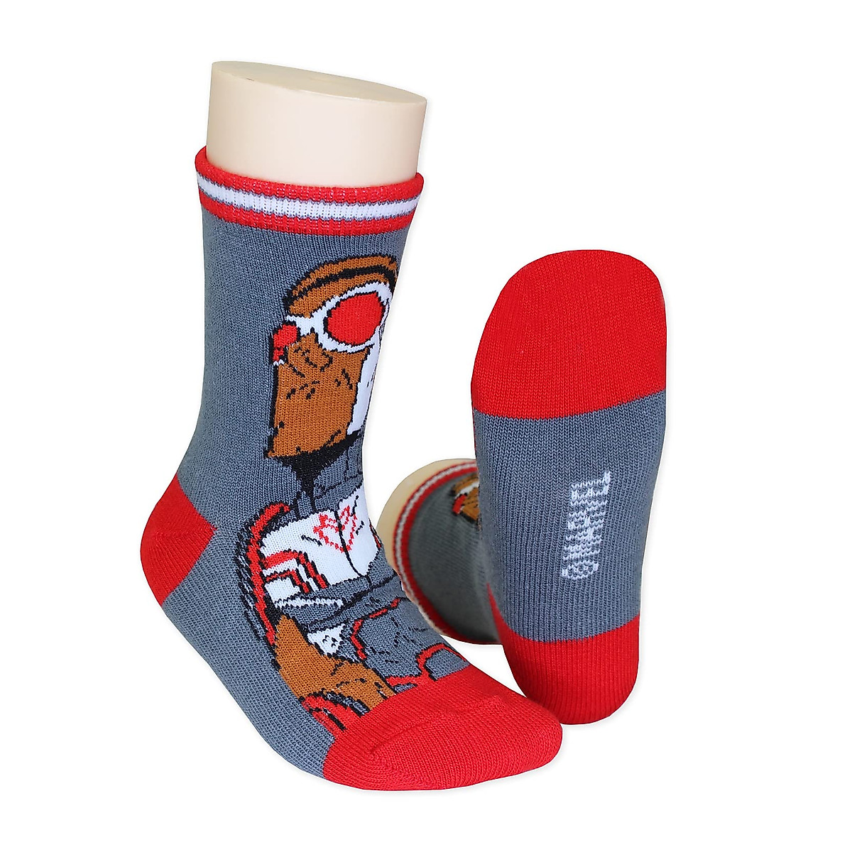 Super Hero Adventures Boys Toddler 6 pack Crew Socks (5-7 yrs, Avengers Multi)