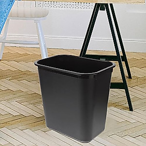 ULTECHNOVO Garbage Bin Mini Garbage can 3 Gallon plsatic Trash can Rustic Garbage bin Plastic Rubbish Can