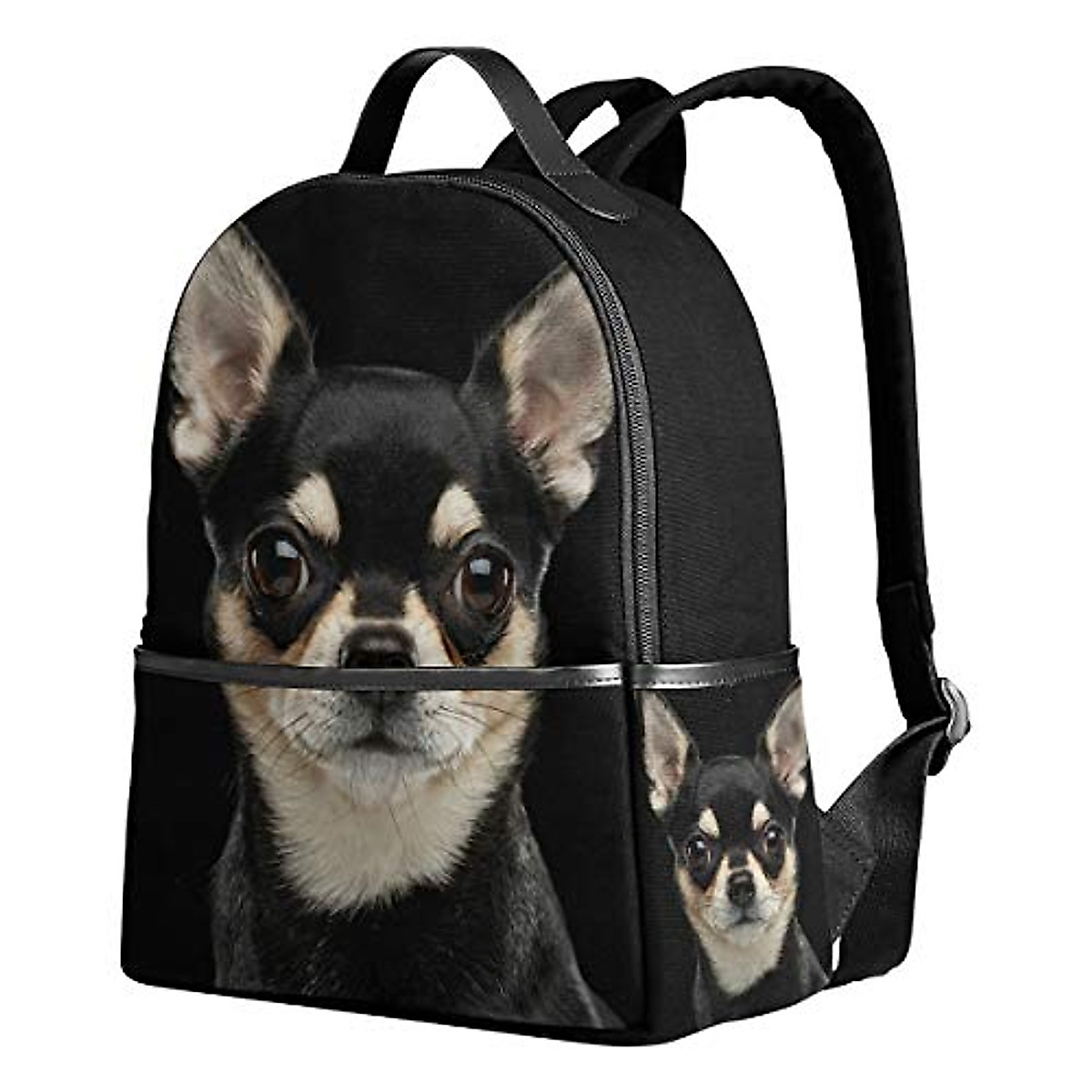 Chihuahua Dog Backpack for Boys Girls School Bookbag Daypack