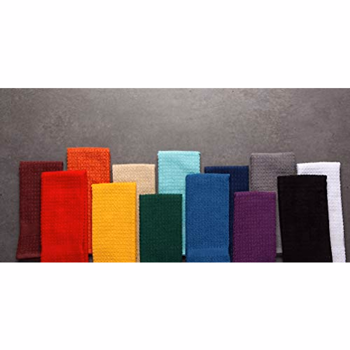 DII Basic Terry Collection Waffle Dishtowel Set, 15x26, Solid Nautical Blue, 4 Piece