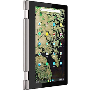 Lenovo Chromebook C340 2-in-1 Convertible Laptop, 11.6" HD Touchscreen, Intel Celeron N4000, 4GB DDR4 RAM, 160GB Space(32GB eMMC+128GB card), WiFi, Bluetooth, Webcam, USB TYPE-C, Chrome OS,Gray JVQ MP