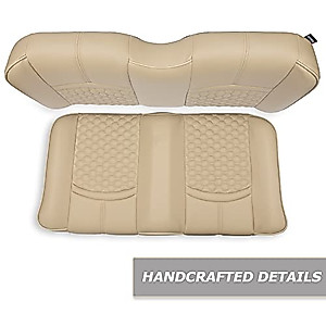 MODZ® FS1 Custom Golf Cart Front Seat for ICON - [Add $40] - Khaki Base - Cobra Pattern
