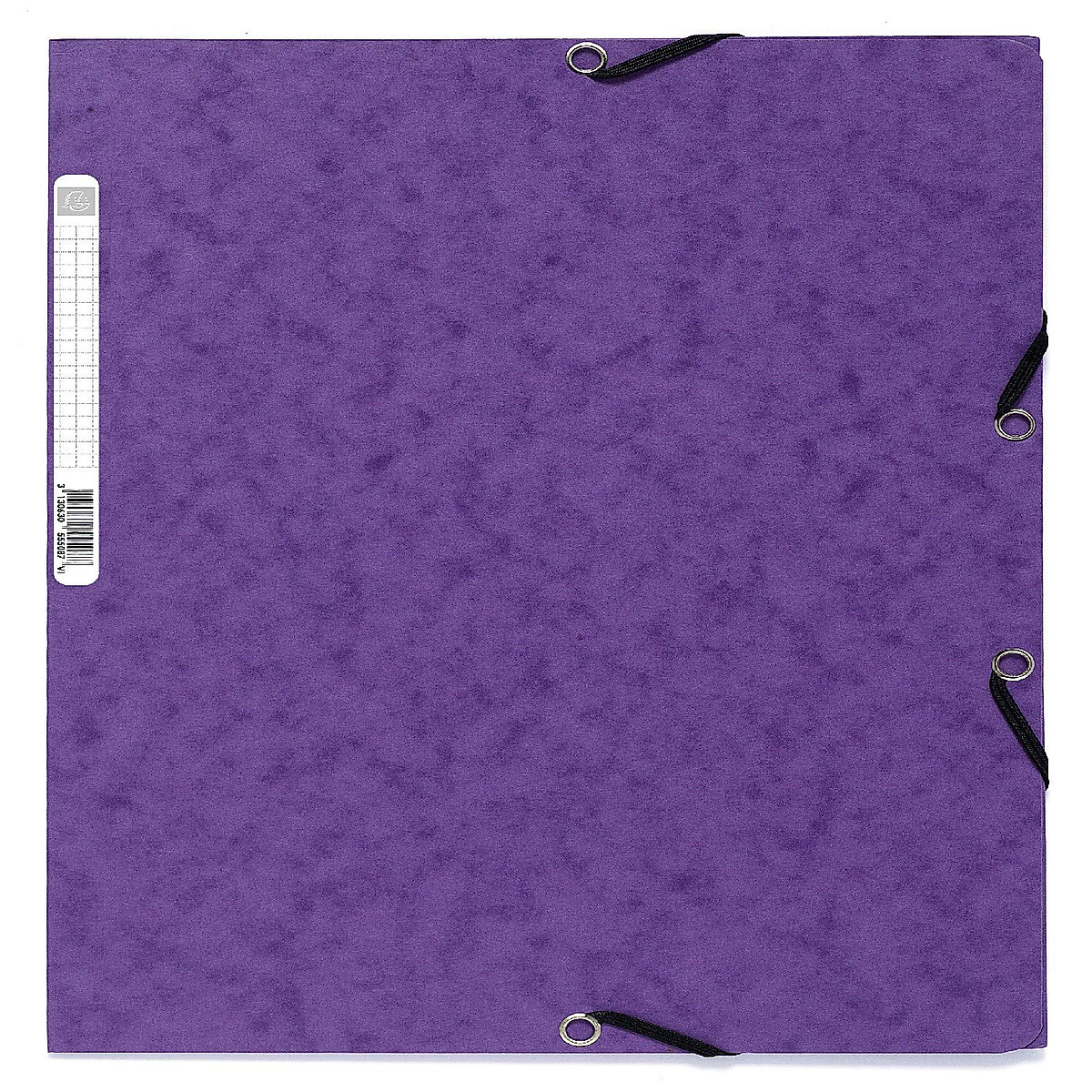 Exacompta - Ref 55515E - Europa Collection - Elasticated 3-Flap Folders - Suitable for A4 Documents, 400gsm Glossy Card - Assorted Colours (Pack of 10)