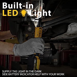 Alloyman 20V Cordless Electric Ratchet Wrench, 450 RPM 3/8 Inch Power Ratchet Wrench Kit with Variable Speed Trigger, 7 Sockets, 1/4" Adapter & 1-Hour Fast Charger