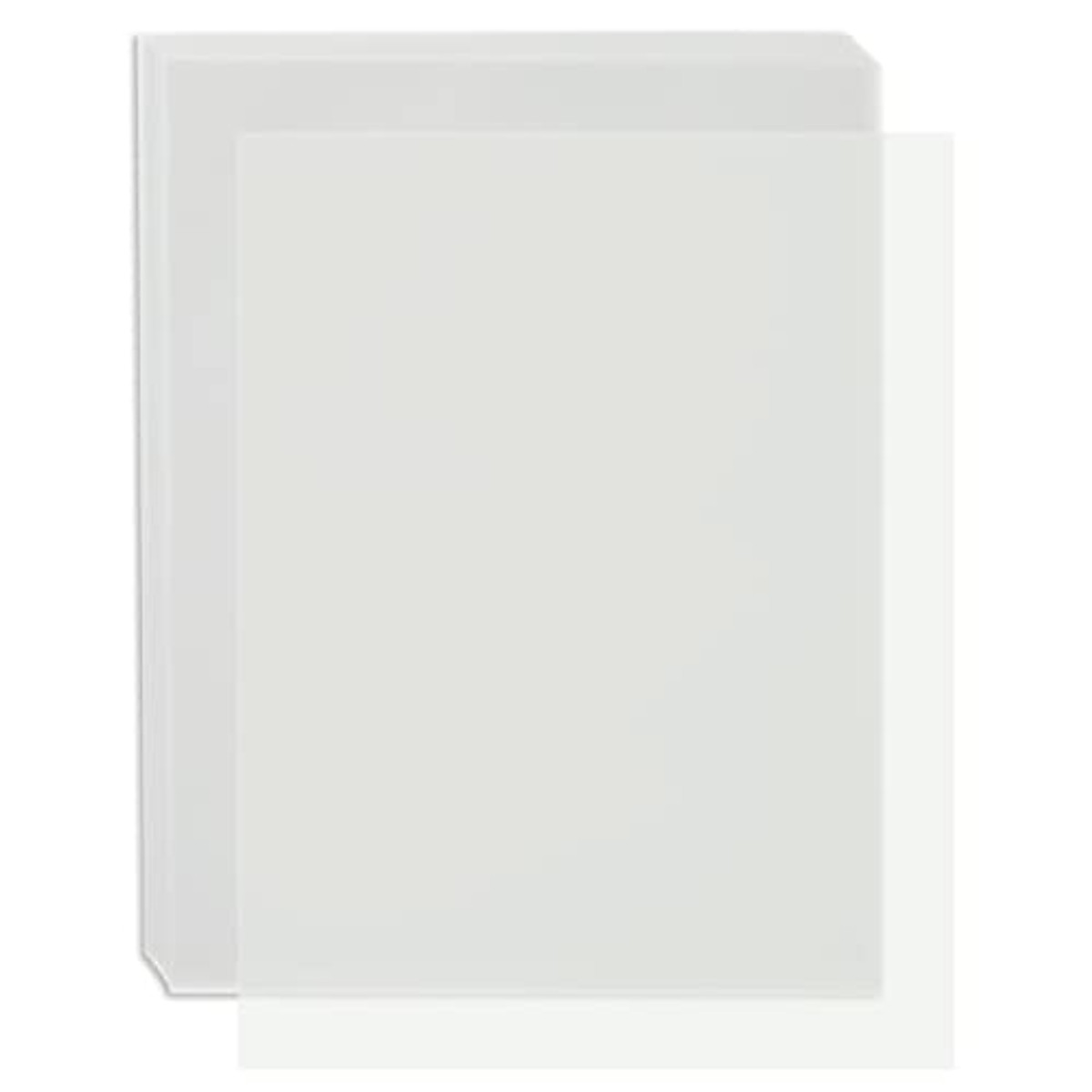 100 Sheets Printable Translucent Vellum Paper, Tracing Paper for Invitation , Sketching, 93gsm (8.5 x 11 in)