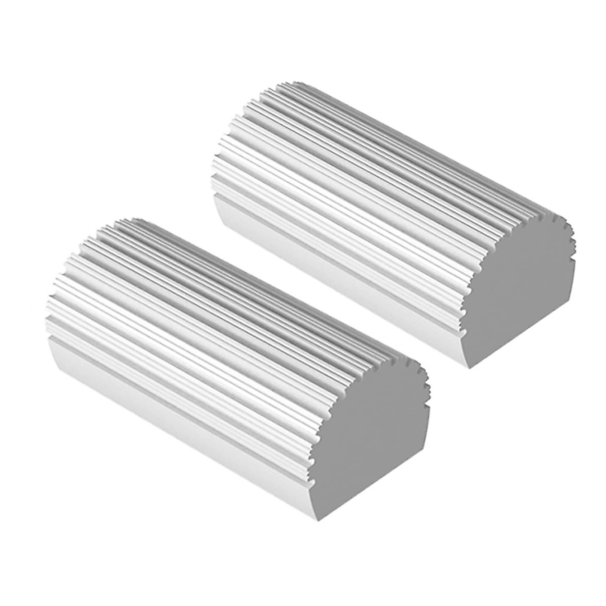 2-Pack Damp Clean Duster Sponge Magic Sponge Eraser for Household Cleaning, Dusters for Cleaning Blinds, Baseboards, Vents, Mirrors, Window Track Grooves and Faucets No Dust Flying and Spreading