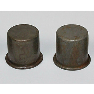 Galapagoz Metal Spout Dust Caps for Master Oil Bottle Spouts Vintage Style 6 PCS USA