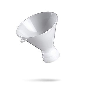 Adam's EZ-Fill Threaded Funnel - Twist On Empty Spray Bottle Refill Funnel | For Home, Car Detailing. Cleaning Supplies, Kitchen, Bath, Essential Oils, Powders | Universal Fit For Various Size Bottles