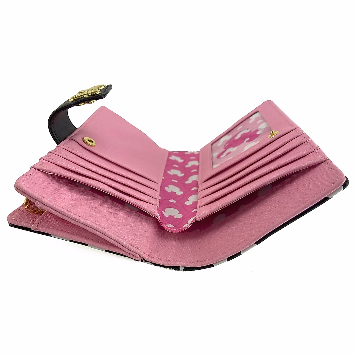 Loungefly Disney Minnie Mouse Faux Leather Wallet Snap Flap Clutch