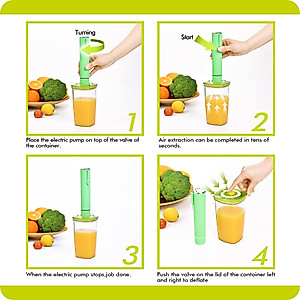 SNUGTOPIA Juices Vacuum Seal Cup - 100% Leak Proof Vacuum Storage Containers for Juice, Milk, Boba, Smoothie, Tea, Kombucha, Vacuum Sealer Juice Bottle