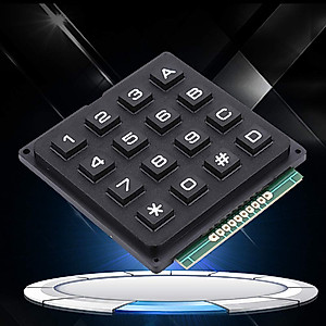 awstroe 4x4 Matrix PC Keypad Keyboard Module External Keypad Module for Microcontroller