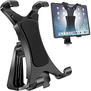 360 Degrees Rotatable Heavy Duty Pad Tripod Mount, Universal Clamping Tablet Holder Break-Resistant Anti-Wobble, Pad Tripod Holder Adapter