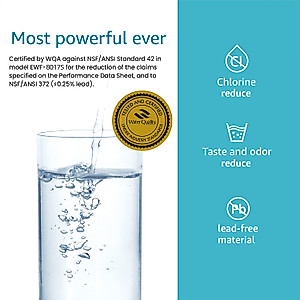 AQUA CREST H-104 19000 Gallons, Replacement Cartridge for Everpure H-104, EV961211, EF-3000, PBS-400, OW200L, 6TO-BW, MR-100, MR-225, EV9262-71, EF9857-00, 0.5 Micron