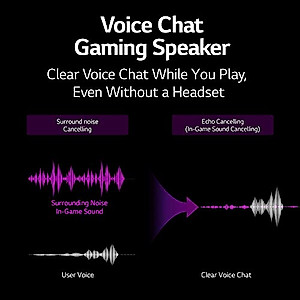 LG Ultragear GP9 - Portable Gaming Speaker with DTS Headphone:X, Hi-Fi Quad DAC, Microphone for Voice Chat, 5 Hour Battery Life, Hi Resolution Audio, Bluetooth