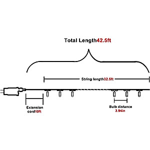 66FT 200 LED Indoor/Outdoor Fairy String Lights Plug in, Waterproof Christmas Lights with 8 Lighting Modes for Bedroom, Wedding, Party, Garden, Christmas Tree Decoration