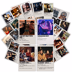 HK Studio Movie Posters for Room Aesthetic Dorm - Polaroid Film Downtown Girl Room Decor 3" x 5" Pack 48