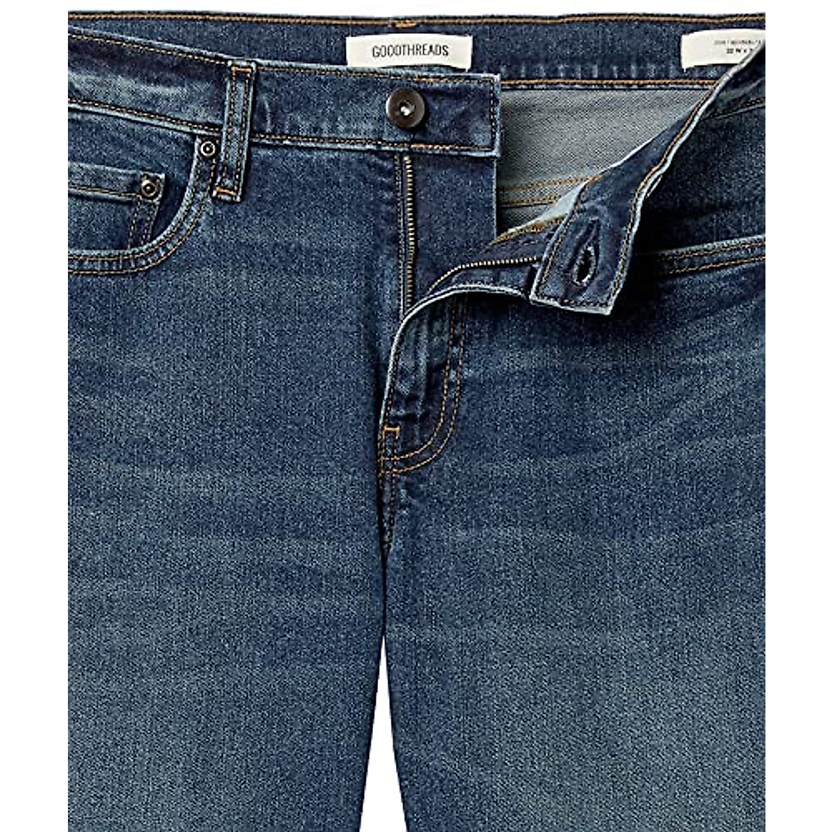 Amazon Essentials Men's Comfort Stretch Slim-Fit Jean (Previously Goodthreads), Medium Blue, 30W x 36L