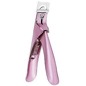 MelodySusie Acrylic Nail Clippers, Professional Nail Clippers Cutters for Acrylic Nails Fake Nail Tips, Adjustable Stainless Nail Trimmer, Manicure Tool for Salon Home Nail Art (Rose Gold)
