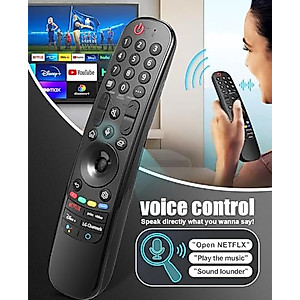 AZMKIMI Remote Control Replacement for LG MR22GA MR21GA Magic Smart TV LCD LED 3D HDTV Most 2021 2022 TVs Smart TVs (Voice Search)