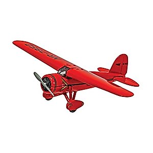 Corgi Diecast Smithsonian Collection Amelia Earhart Lockheed 5B Vega Miniature Scale Display Model Aircraft CS91303, Red