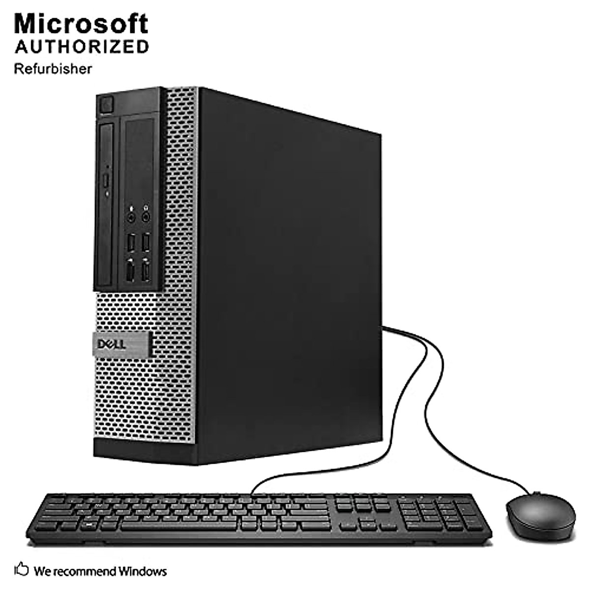 Dell Optiplex 9020 SFF Computer Desktop PC, Intel Core i5 Processor, 16 GB Ram, 2 TB Hard Drive, WiFi, Bluetooth 4.0, DVD-RW 1 inch LCD Monitor, Windows 10 Pro (Renewed)
